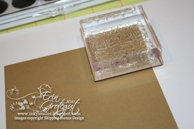 Inky Smiles: Tutorial: Popped Metal or Metal Popping